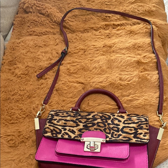 Gianni Bini | Bags | Gianni Bini Leopard Print And Pink ...